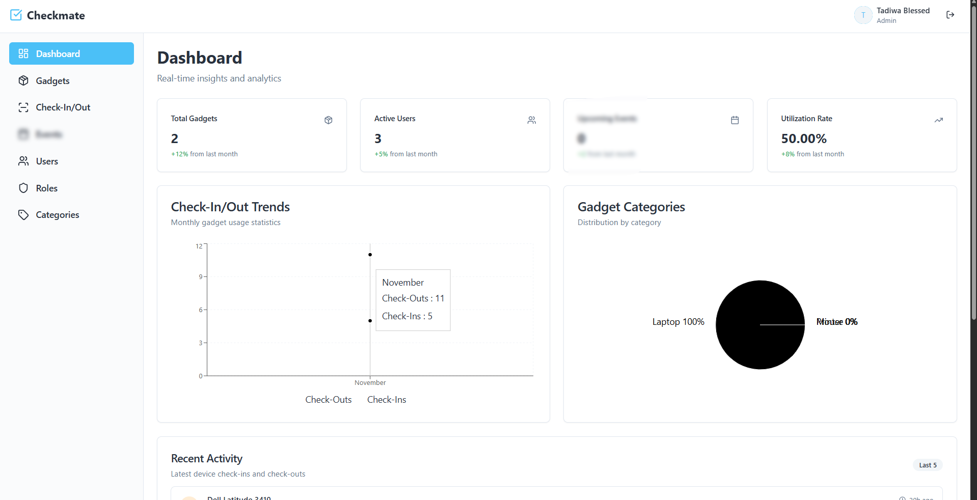 Checkmate - Asset Management System | Track & Manage Gadgets